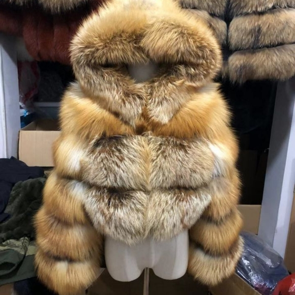 Jackets & Coats | Custom Made Natural Red Fox Coat | Poshmark